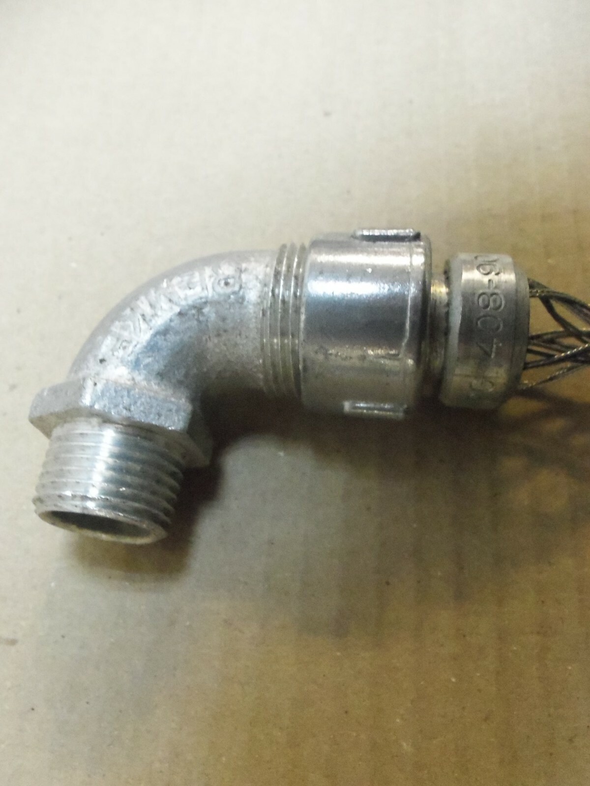 Remke Cable Strain Relief Grips PG-408-90 9" Length 90 Degree Fitting ...