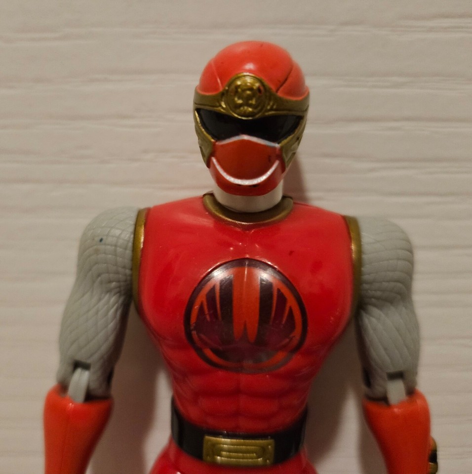 Power Rangers Ninja Storm Red Wind Ninja Flash Ranger 2003 Bandai ...