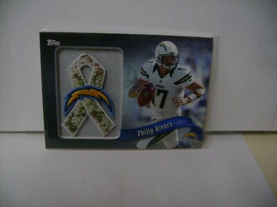 PHILIP RIVERS 2013 TOPPS NFL PATCH CAMEO TEAM RIBBON #PR-PR | eBay