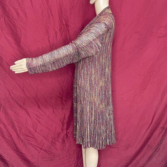 Krazy Kat Long Pleated Net Cardigan XXL | eBay