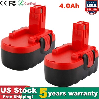 2pack 18V Ni-MH Battery For Bosch BAT180 BAT025 BAT160 PSR GSR GDS 18VE ...