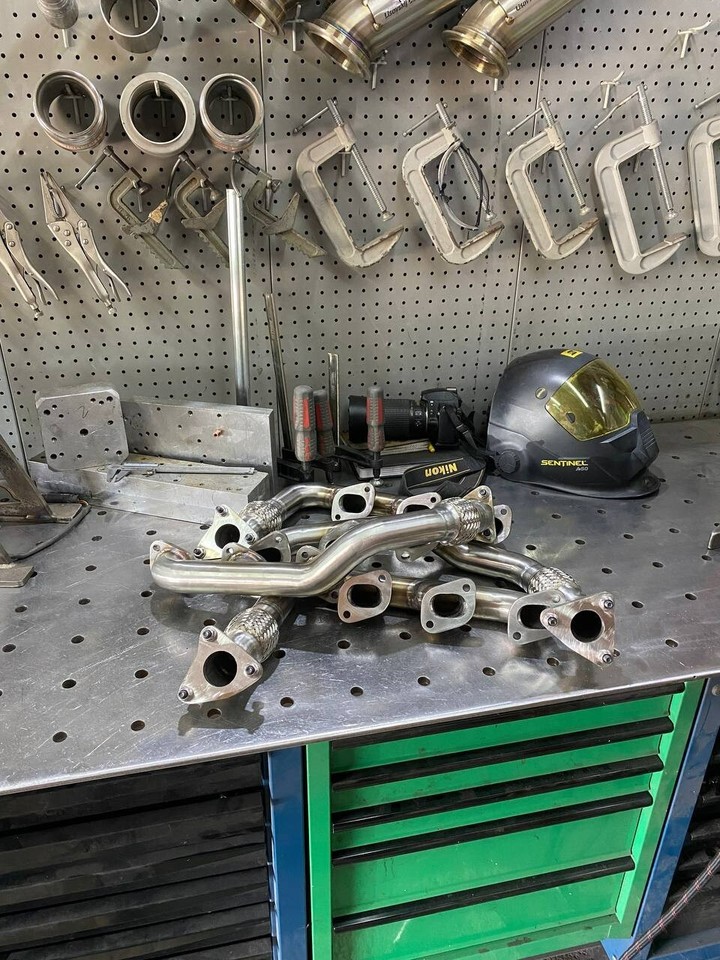 Exhaust manifold OM 642 Ready-made set left and right side | eBay