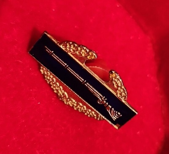 US ARMY Combat Infantry Badge Lapel Pin Mini Enamel Single Clutch Rifle ...
