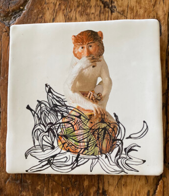 Storytiles Netherlands Monkey Wall Tile | eBay Australia