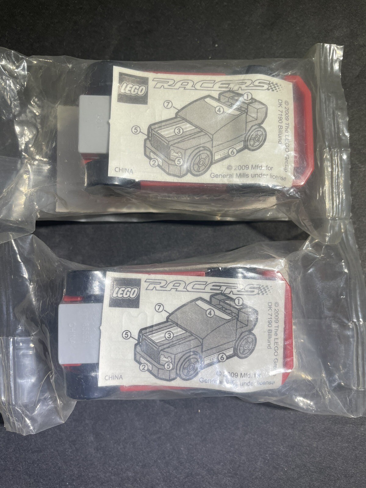 General Mills Lego Racers Lot Of 2 Red Sealed 2009 | eBay
