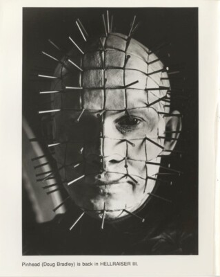 Hellraiser 3 Doug Bradley Pinhead Close up Cult Horror Original 8x10 ...