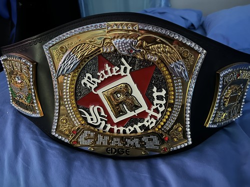 WWE Edge Rated R Championship Spinner Replica Belt | eBay