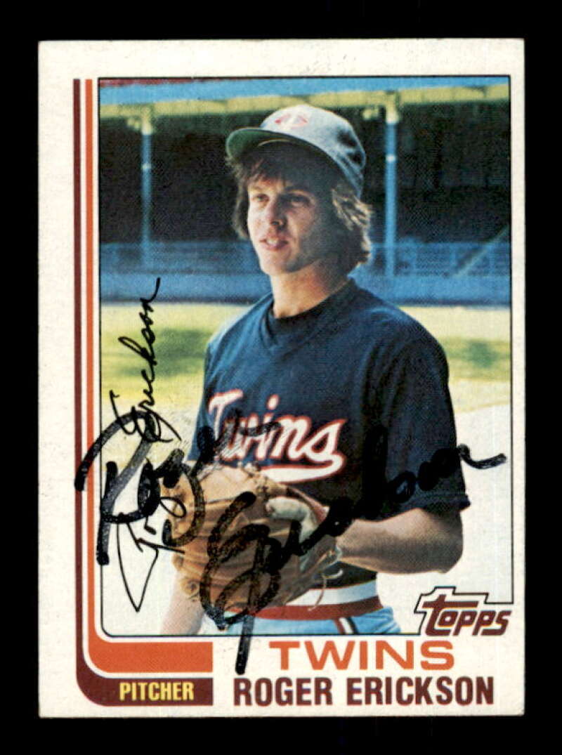 1982 Topps #153 Roger Erickson AUTOGRAPHED!!! Twins 235887 | eBay