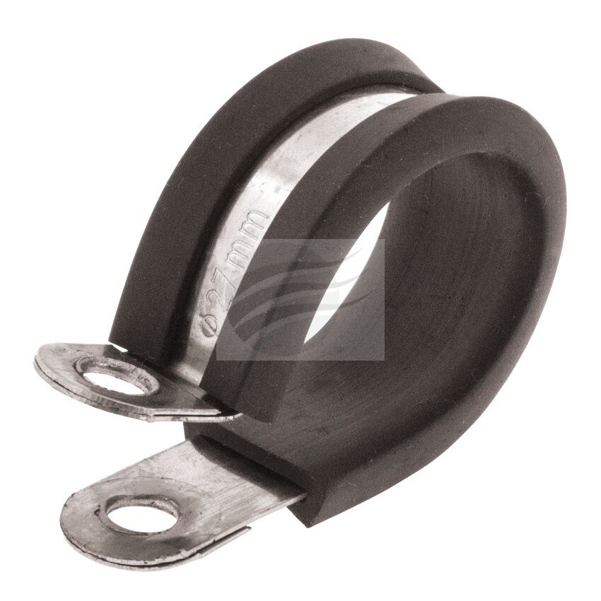 Jaylec SP4127 P-Clip 27mm Stainless Steel with Rubber Insert 10 Pack ...
