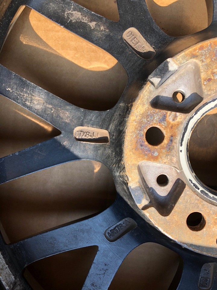 ASA Revolution AR1 Wheels Rims Set Staggered 17x7 17x8 Black w ...