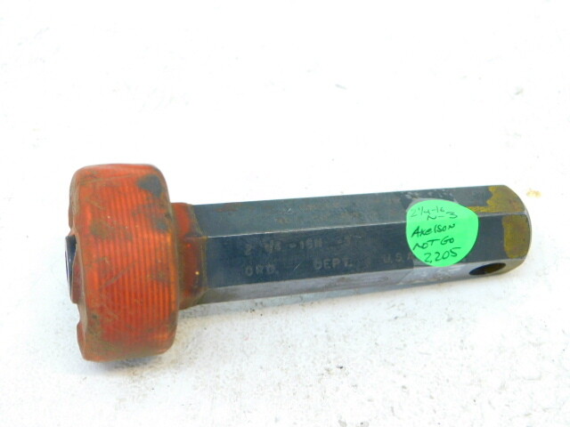 USED AXELSON THREAD PLUG GAGE 2-1/4" x16N-3 (NOGO PD: 2.205) | eBay