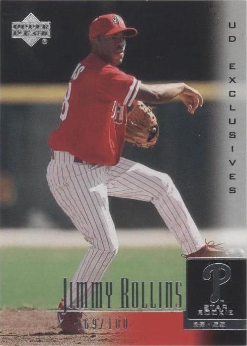 2001 Upper Deck - Star Rookie Jimmy Rollins #43 UD Exclusives /100 for ...