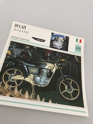 Ducati 350 Prototipo Utah & Rolah 1978 Porta Carte Motocicletta ...