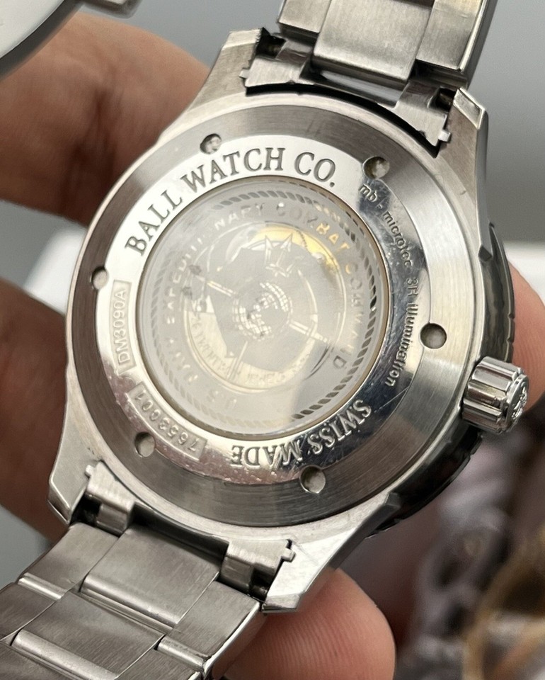 BALL Fireman NECC Automatic, White Dial DM3090A | eBay