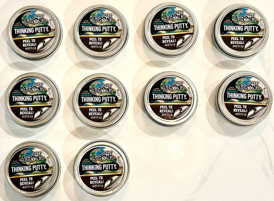 Complete Set - Aaron's Crazy Thinking Putty Lost Treasure Guardians ...