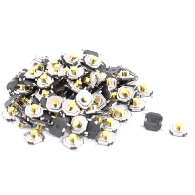 100Pcs 5mmx5x2.5mm 4 Pin PCB Momentary Tactile Tact Push Button Switch ...