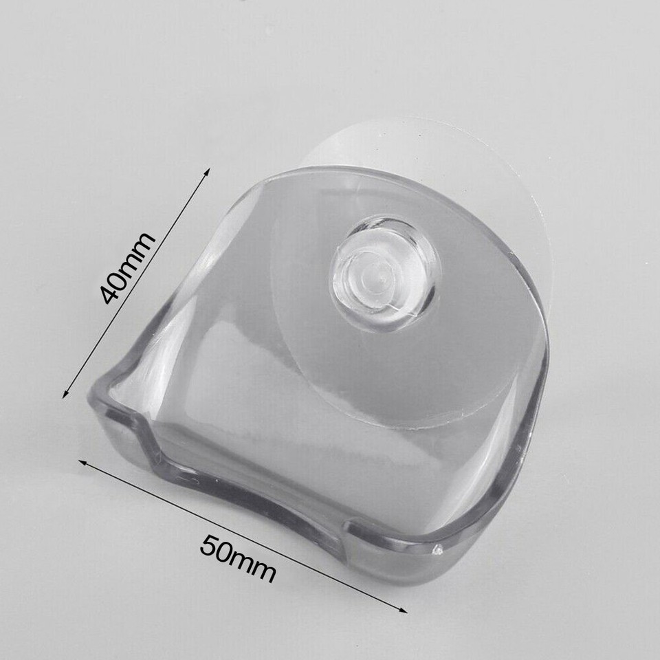 2pcs Shaver Toothbrush Holder Washroom Bathroom Suction Cup Razor Hook ...