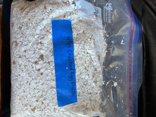 4LBS OF CRUSHED EGG SHELLS FROM GRADE A EGGS FOR GARDEN & PEST CONTROL ...