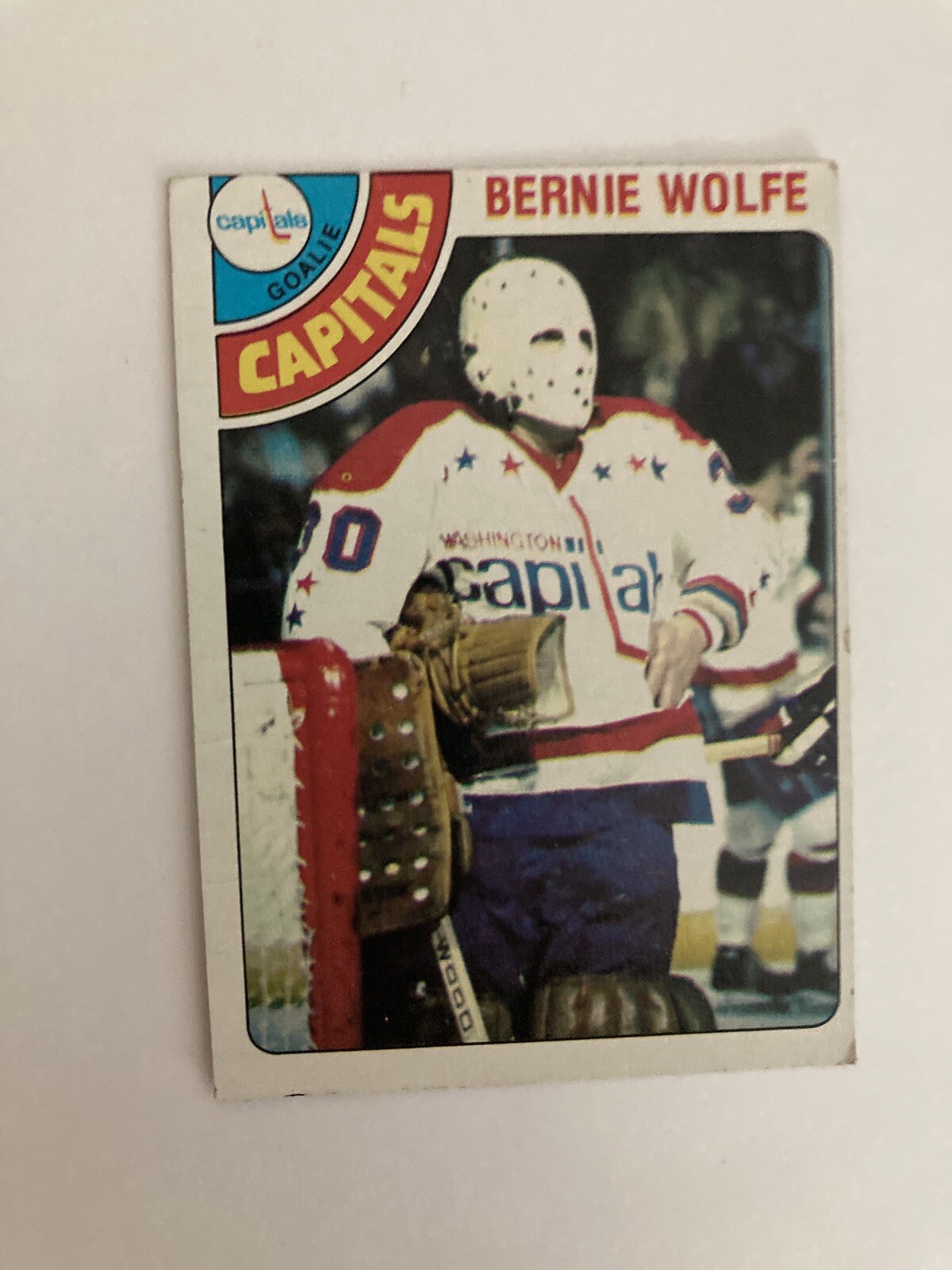 1978 Bernie Wolfe 81 OPC Washington Capitals O-Pee-Chee Hockey Card ...