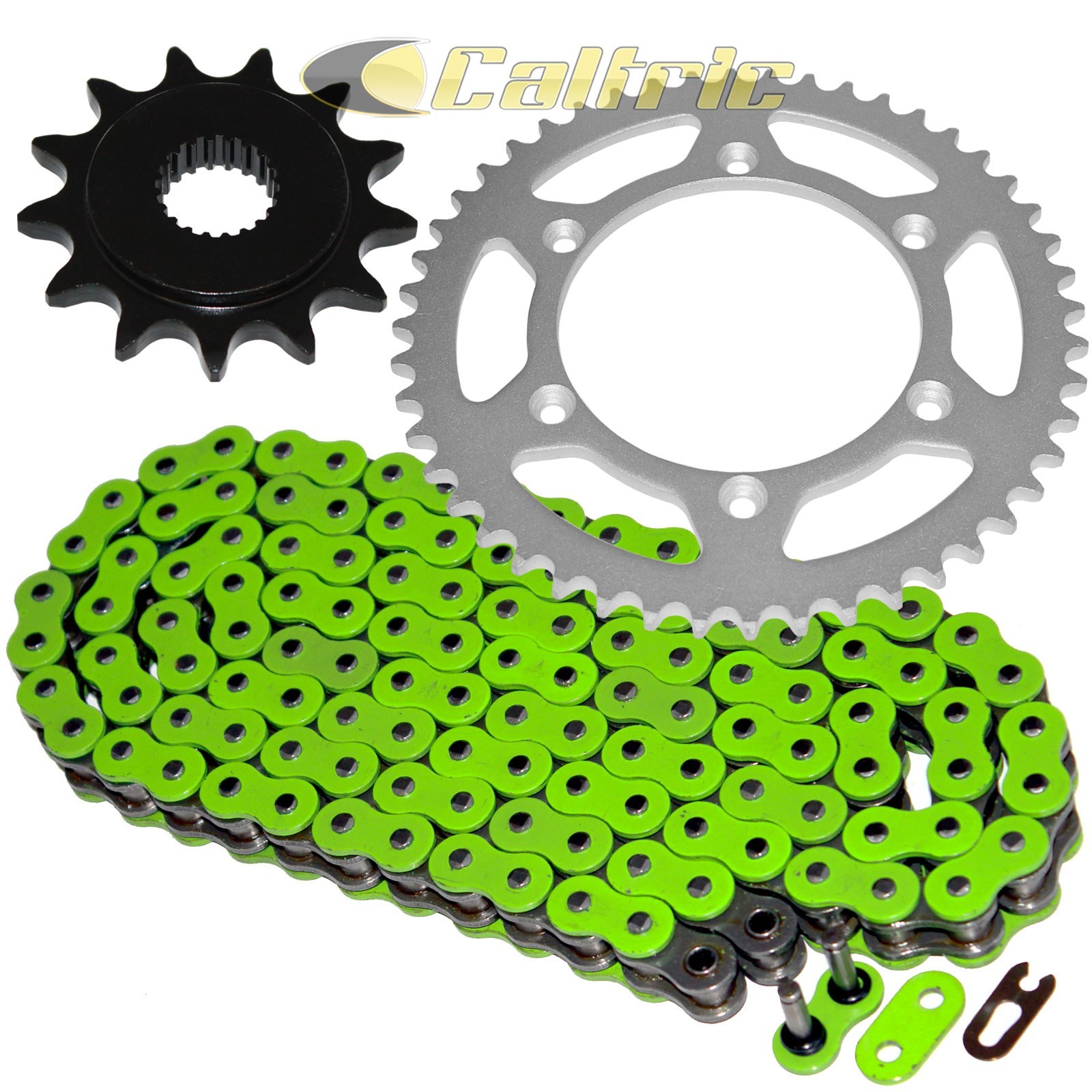 Green O-Ring Drive Chain & Sprockets Kit for Kawasaki KX250F 2006 07 08 ...