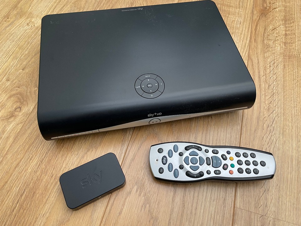 Sky+ HD box / controller / cables / wireless connector box | eBay UK