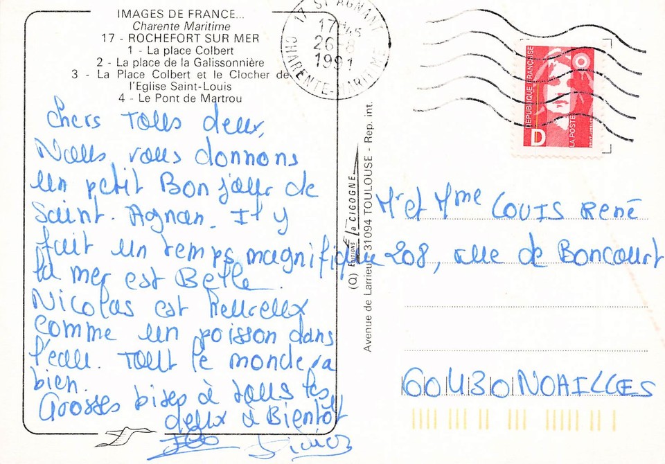 17 ROCHEFORT SUR MER LA PLACE COLBERT | eBay