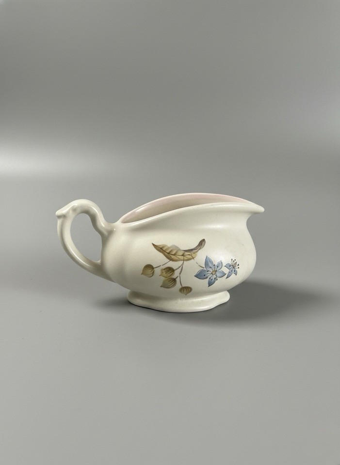 Vintage Axe Vale Pottery Gravy Boat & Underplate Saucer - Devon England ...