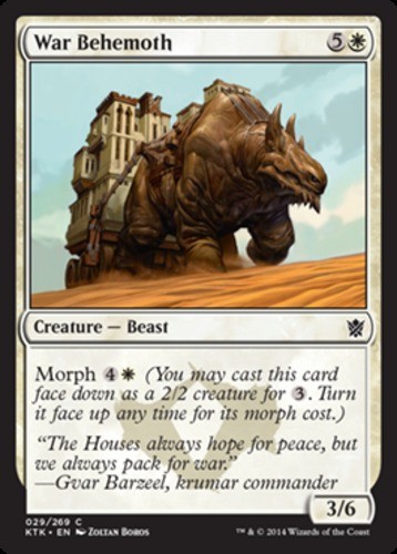 War Behemoth - Khans of Tarkir #029/269 MTG Magic The Gathering | eBay
