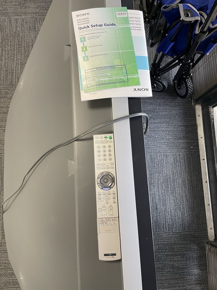 Sony KDS-60A2000 60" Grand Wega™ SXRD™ - Projection TV - Looks Dimm | eBay