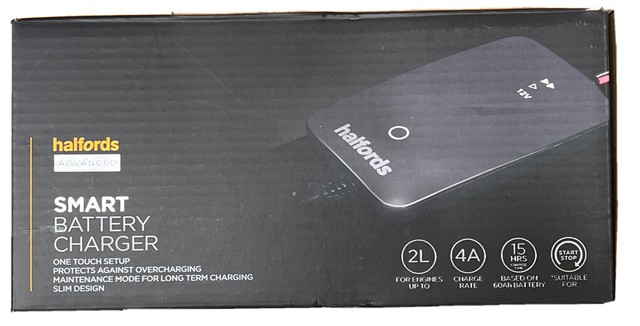 Halfords Smart Battery Charger for 12v Vehicles up to 2l for sale ...