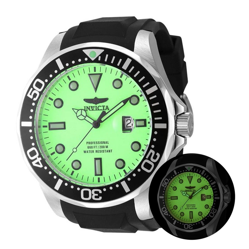 Invicta Pro Diver Luminous Men's Watch - 60mm, Black 48031 NEW | eBay