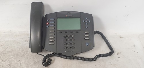 Polycom SoundPoint IP 501 SIP Office Business Telephone Gray Handset w ...
