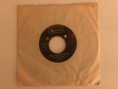 UA 370 The Highwaymen* ‎– Cotton Fields / The Gypsy Rover 7" 45rpm VG+ ...