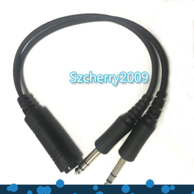 Helicopter Headset Plug to GA Fixed Wing Aircraft Adapter Cable | eBay