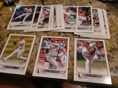 2022 Topps All Star Game Foil Stamp - Los Angeles Angels Team Set - 25 ...