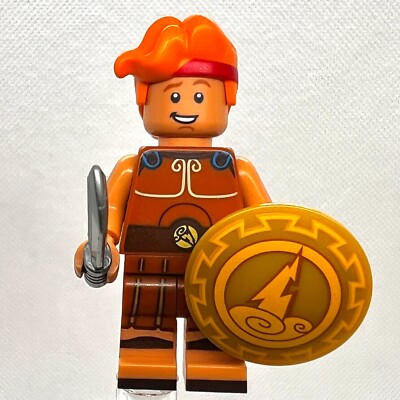 LEGO Disney Hercules Warrior Minifigure w/ Sword & Shield HTF Rare Lot ...