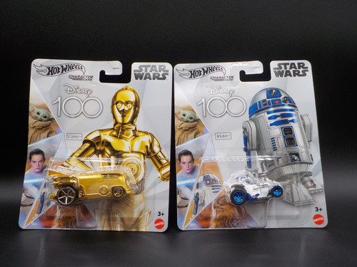 Hot Wheels Disney 100 Star Wars R2-D2 & C-3PO Die-Cast Mattel NIP ...