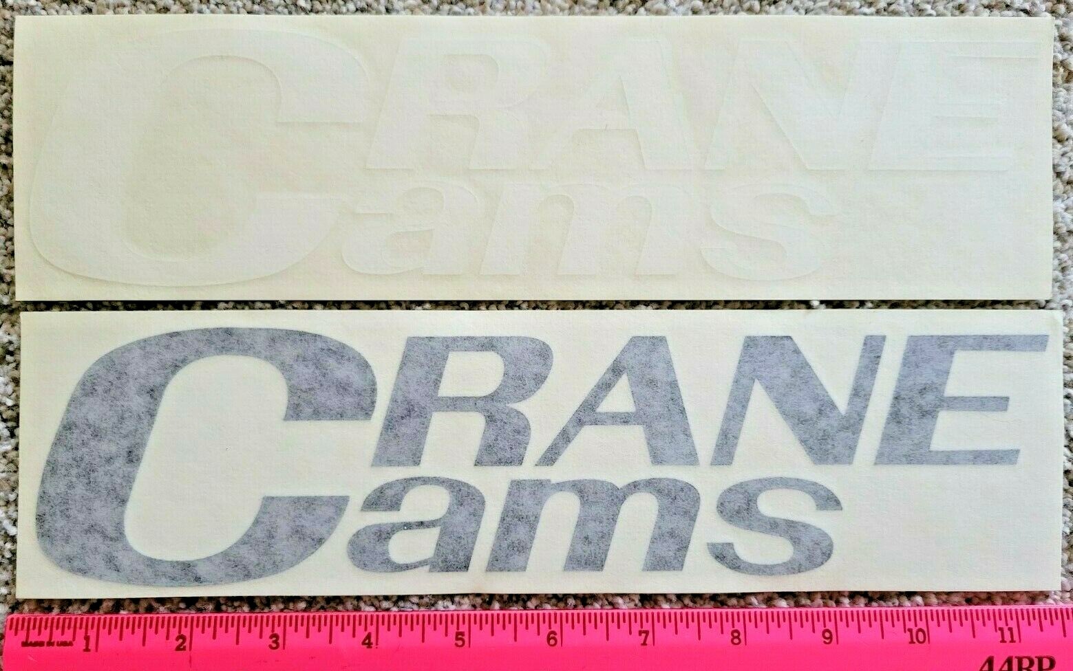 NHRA CRANE CAMS (1 WHITE, 1 BLACK) DECALS/STICKERS FREE SHIPPING | eBay