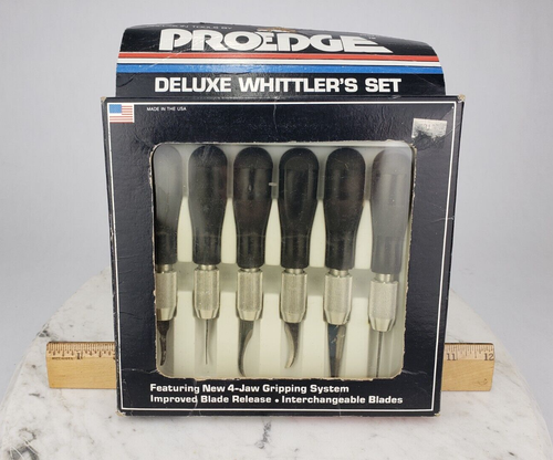 ProEdge #33030 Wood Carving Knives Deluxe Whittlers Set Woodcarving ...