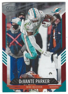 DEVANTE PARKER 2021 SCORE RED DOT #146/460 DOLPHINS LOUISVILLE ...