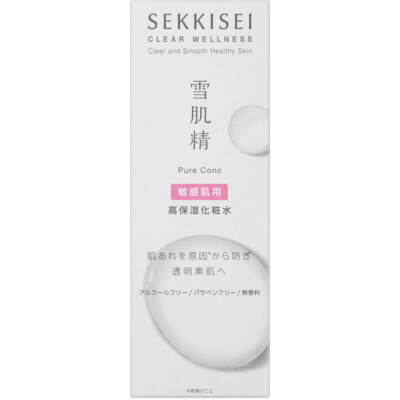 KOSE SEKKISEI CLEAR WELLNESS Pure Conc SS 200ml sensitive skin high ...