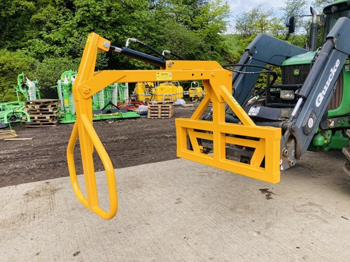 NEW HEAVY DUTY OVER ARM BALE HANDLER, GRAB, Elephants trunk, tractor ...
