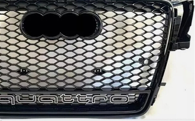 For Audi A5 S5 B8 RS5 Front bumper Honeycomb Mesh Quattro Grille 2008 ...