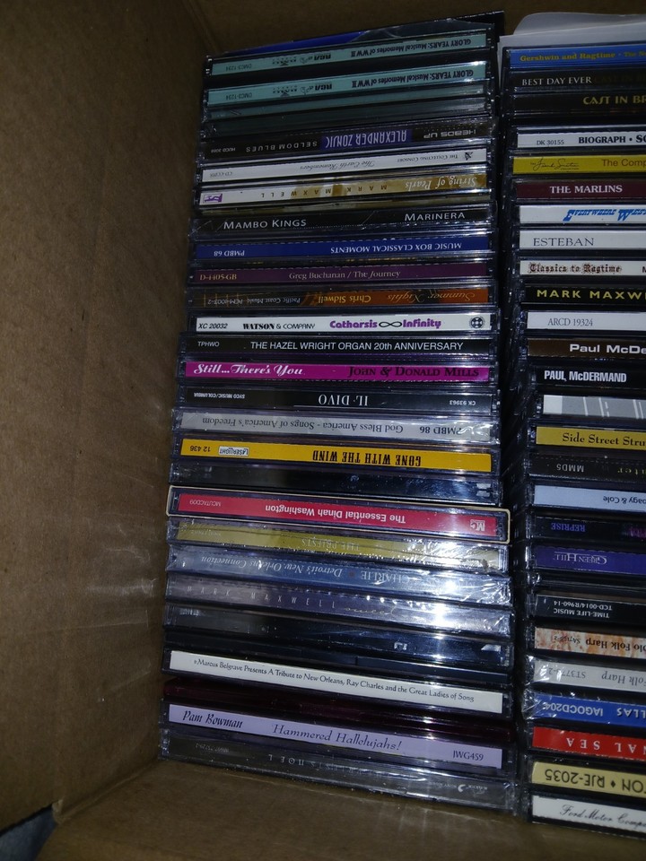 Huge Cd Mixed Lot of 100+ Music CDs Easy Listening Gospel Jazz Country ...