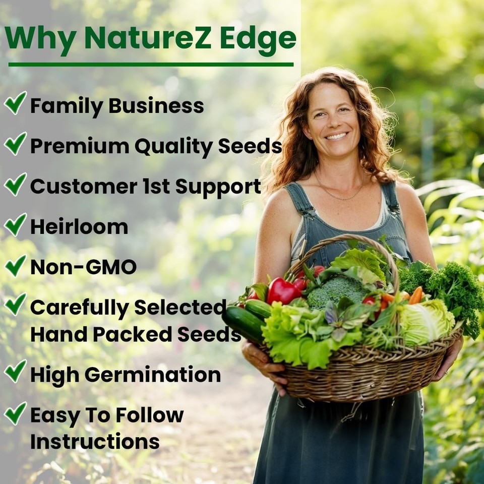 11 Heirloom Seeds for Planting Vegetables and Fruits, 4800 11 Variety ...