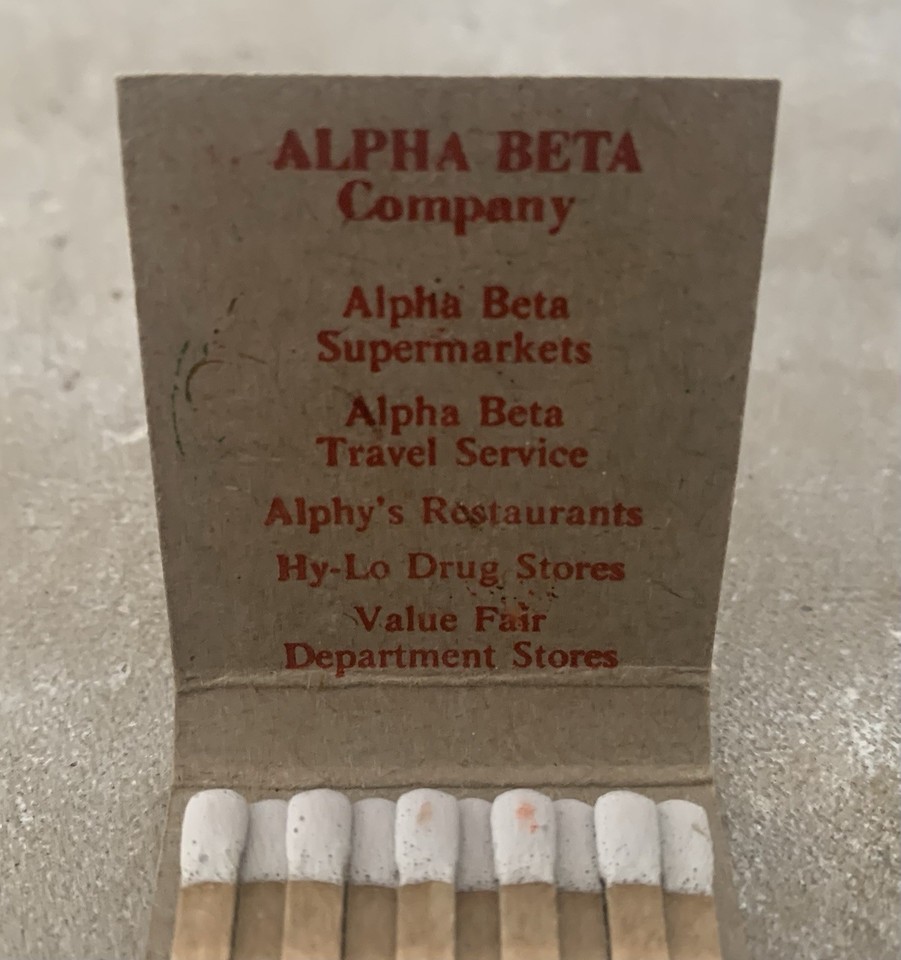 Pomona (CA) ~ California ~ Alpha Beta Supermarkets ~ HTF ~ Vintage ...