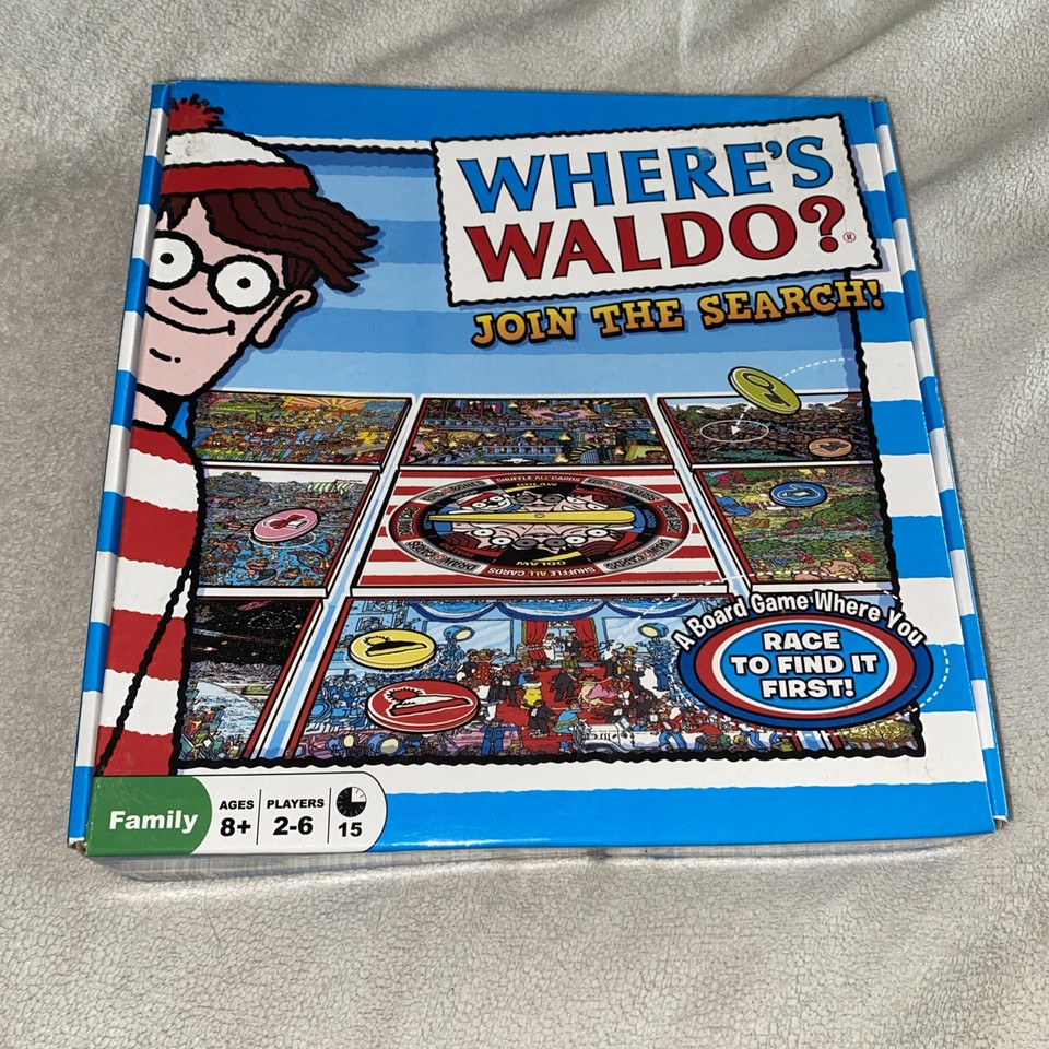 Where's Waldo? Join the Search! - Family Board Game Factory Sealed! Box ...