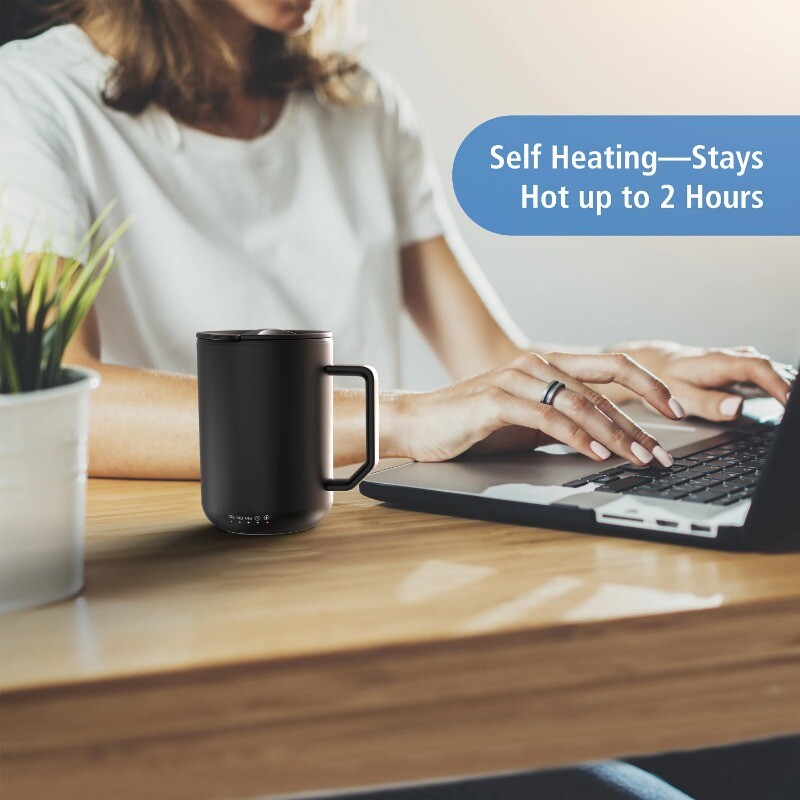 Warming Coffee Mug, Stainless Steel Coffee Mug with Mug Warmer Coaster ...