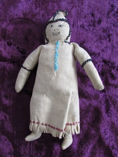 Sweet Old Inuit Beaded Doll | eBay