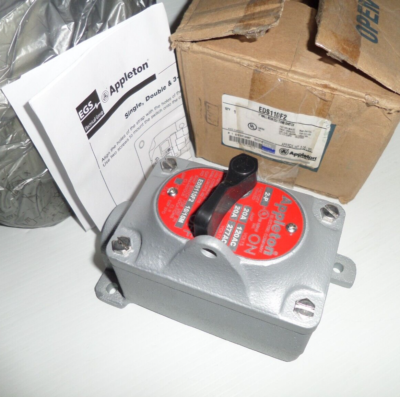 Appleton Boxes For Switches Switch Cover,1 Pole Or 2 Pole,1Gang,A